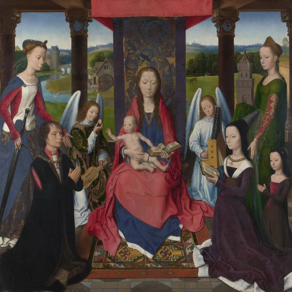 Hans Memling, The Donne Triptych painting