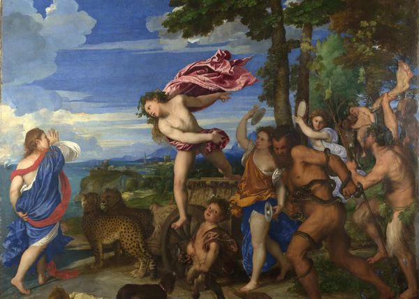 Titian, Bacchus and Ariadne