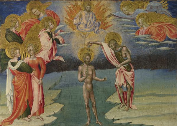 Giovanni di Paolo, The Baptism of Christ, Predella Panel