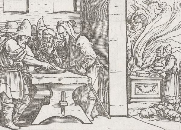 Hans Holbein The Younger, Priests And Levites Celebrate Passover