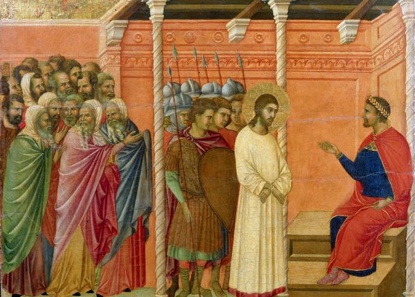 Duccio Di Buoninsegna, Christ Before Pilate Again