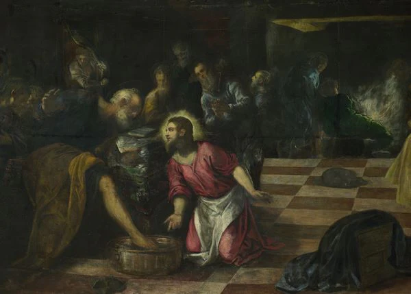 Tintoretto, Jacopo, Christ washing the Feet of the Disciples