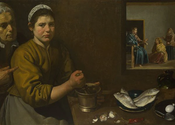 Diego Velaizquez, Christ in the House of Martha and Mary