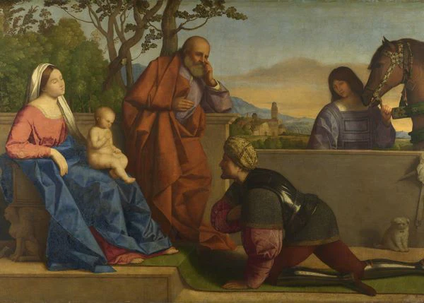 Vincenzo Catena, A Warrior adoring the Infant Christ and the Virgin