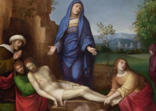 Francesco Francia, Mourning over the Dead Christ