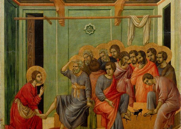 Duccio Di Buoninsegna, Washing The Feet Of His Disciples