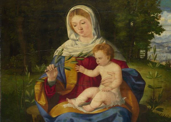 Andrea Previtali, The Virgin and Child with a Shoot of Olive