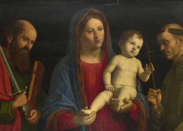 Giovanni Battista Cima da Conegliano, The Virgin and Child with Saint Paul and Saint Francis