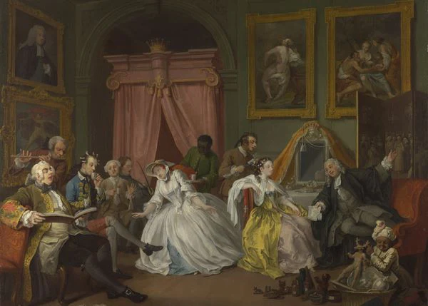 William Hogarth, Marriage A la Mode, The Toilette