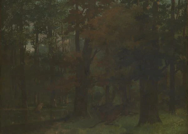 Gustave Courbet, In the Forest