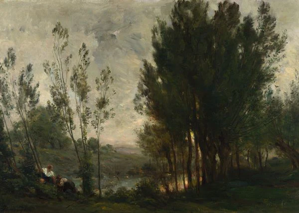 Charles Francois Daubigny, Willows