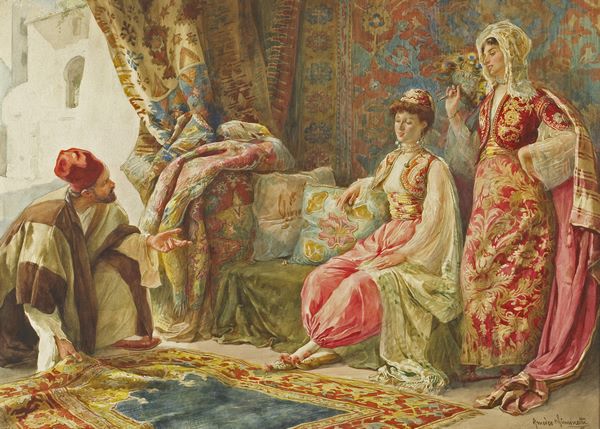 Amedeo Simonetti, The rug merchant