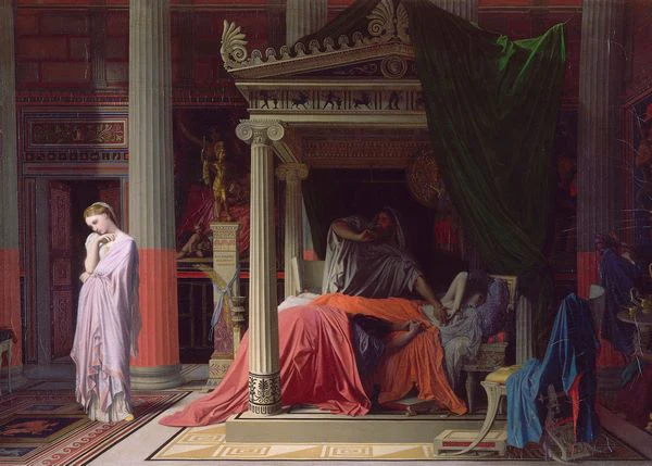 Jean Auguste Dominique Ingres, The Illness Of Antiochus And Antiochus And Stratonice