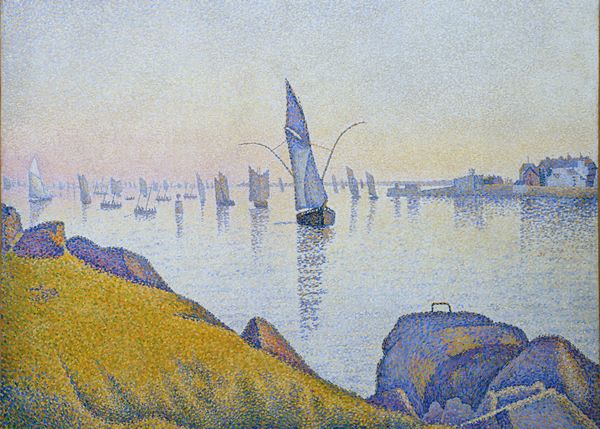 Paul Victor Jules Signac, Concarneau, Evening Calm, 1891