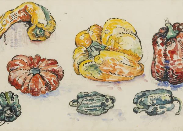 Paul Victor Jules Signac, Peppers And Tomato, 1920