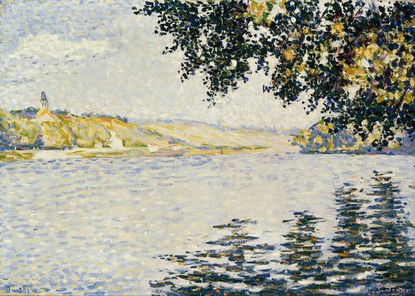 Paul Victor Jules Signac, View Of Seine At Herblay, 1889