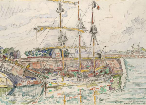 Paul Victor Jules Signac, Docks At Saint Malo, 1927