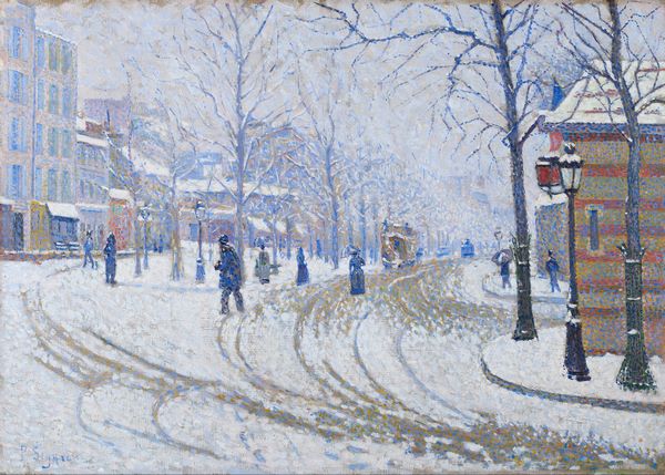 Paul Victor Jules Signac, Snow, Boulevard De Clichy, Paris, 1886