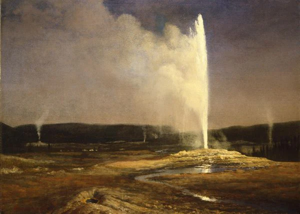 Albert Bierstadt, Geysers in Yellowstone