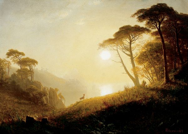 Albert Bierstadt, Scene in Yosemite Valley