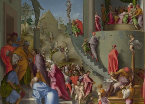 Pontormo, Joseph with Jacob in Egypt