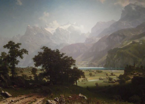 Albert Bierstadt, Lake Lucerne 1858