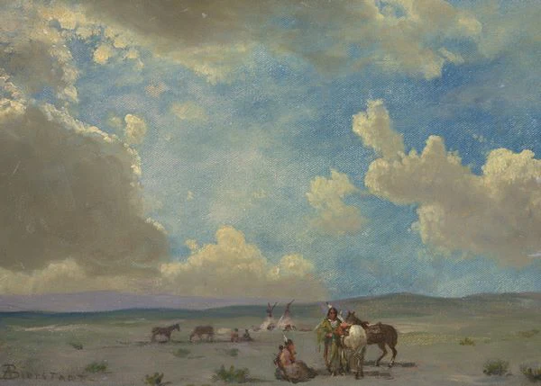 Albert Bierstadt, Indian Encampment