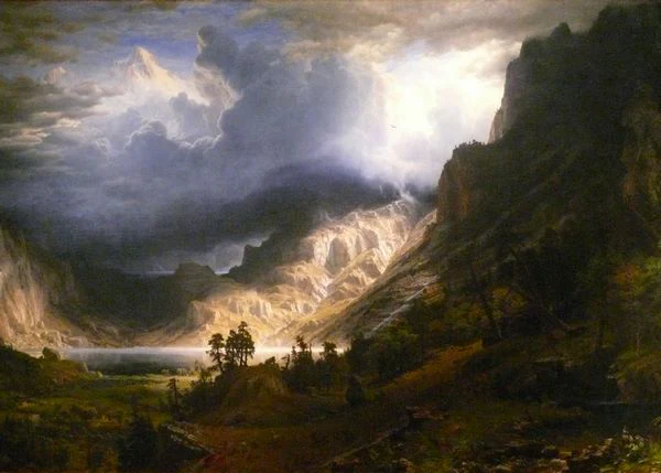 Albert Bierstadt, Storm in the Rocky Mountains, Mt Rosalie