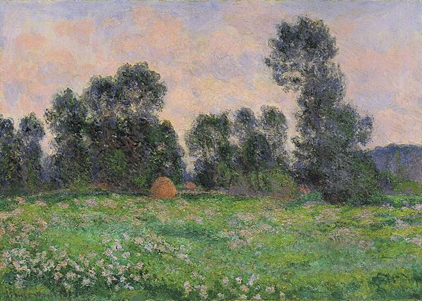 Claude Monet, Meadow In Giverny, 1890