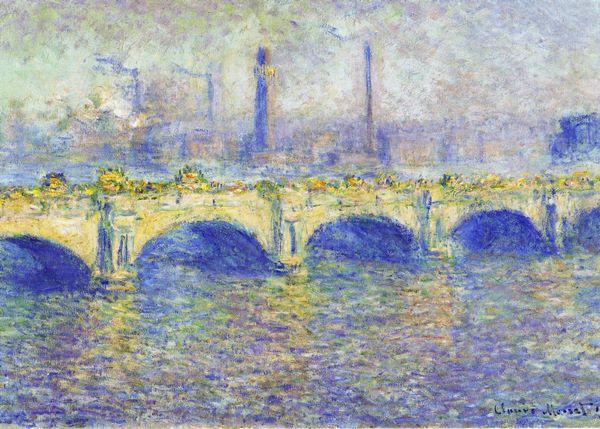 Claude Monet, Waterloo Bridge, Effect Of The Sun, 1903