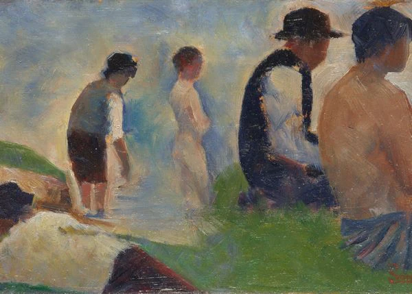 Georges Seurat, Study for 'Bathers at Asnieres'