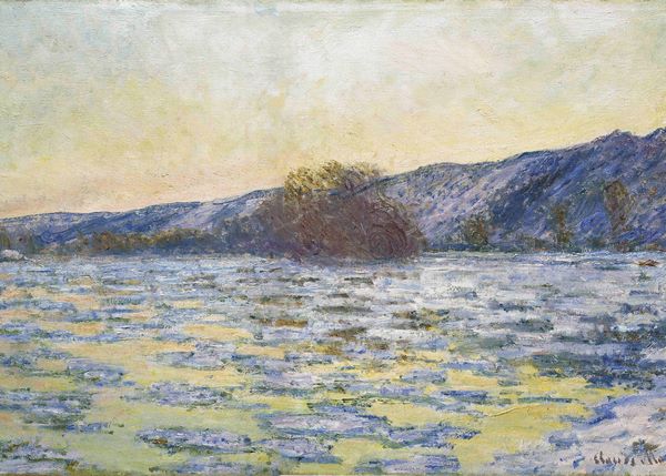 Claude Monet, Ice Floating, 1893