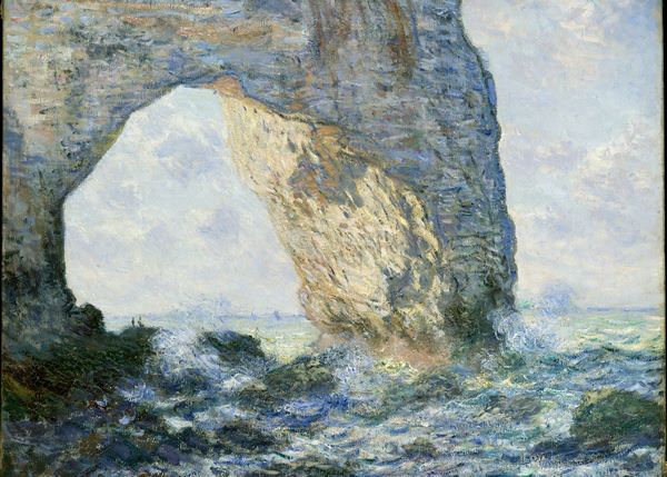 Claude Monet, The Manneport, Rock Arch West Of Etretat, 1883