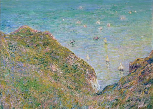 Claude Monet, View From The Cliff At Pourville, Bright Weather, 1882