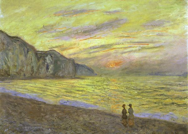 Claude Monet, Sunset At Pourville, 1882