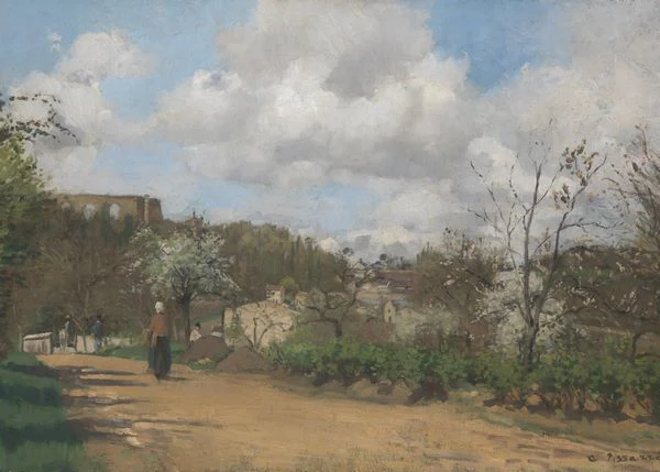 Camille Pissarro, View from Louveciennes