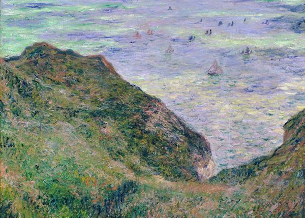 Claude Monet, View Over The Sea, Cliff Of Pourville, 1882