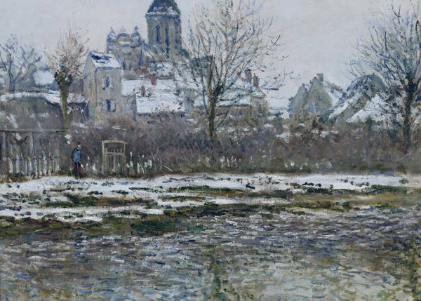 Claude Monet, Vetheuil, The Church, Snow, 1878