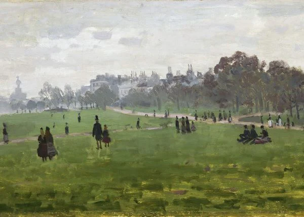 Claude Monet, Green Park In London, 1871