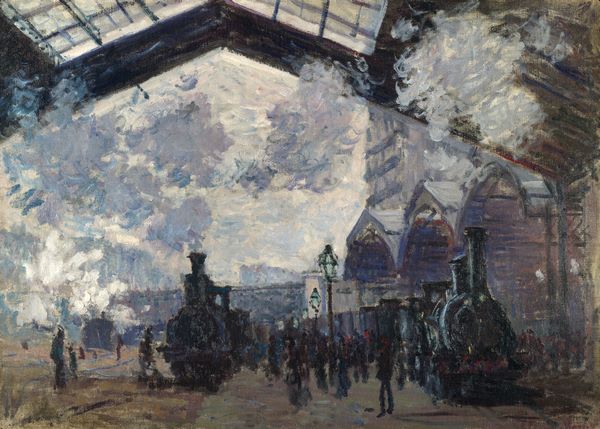 Claude Monet, Saint Lazare Station, Exterior View, 1877