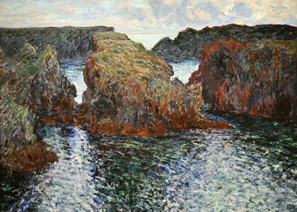 Claude Monet, Belle Ile, Rocks At Port Goulphar, 1886