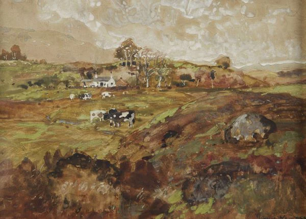 James Kay, Cattle By A Farm