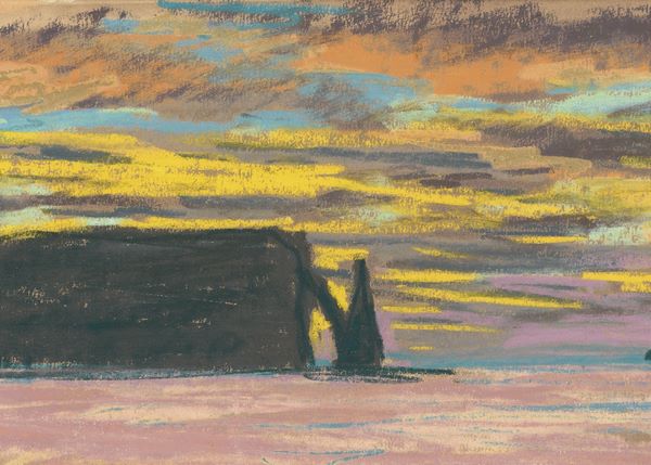 Claude Monet, Etretat, Aiguille And Porte D`aval, Sunset, 1883