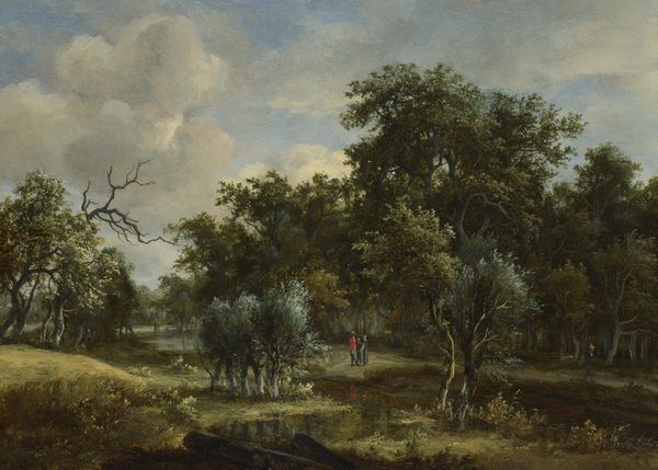 Meindert Hobbema, A Stream by a Wood