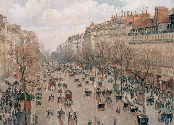 Pissarro, Camille, Boulevard Monmartre in Paris