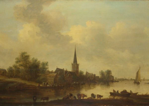 Jan van Goyen, A River Landscape