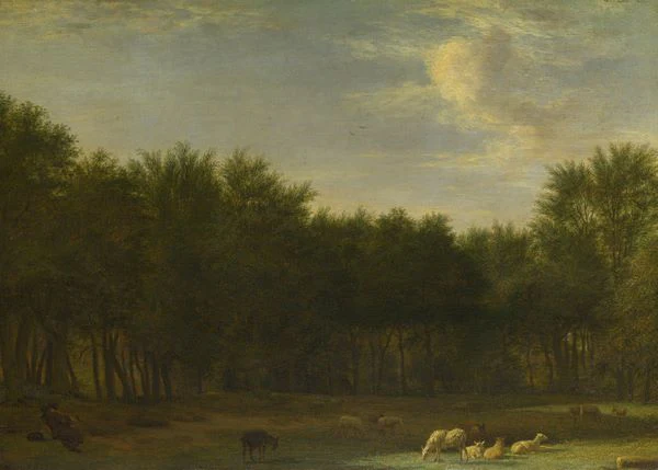 Adriaen van de Velde, The Edge of a Wood