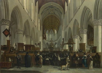 Gerrit Berckheyde, The Interior of the Grote Kerk, Haarlem