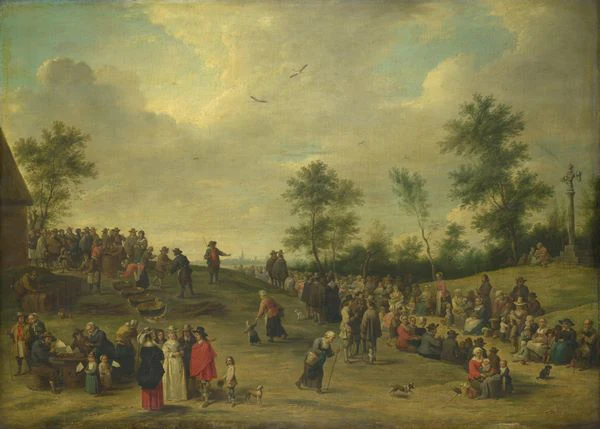 Teniers the Younger, David, A Country Festival near Antwerp