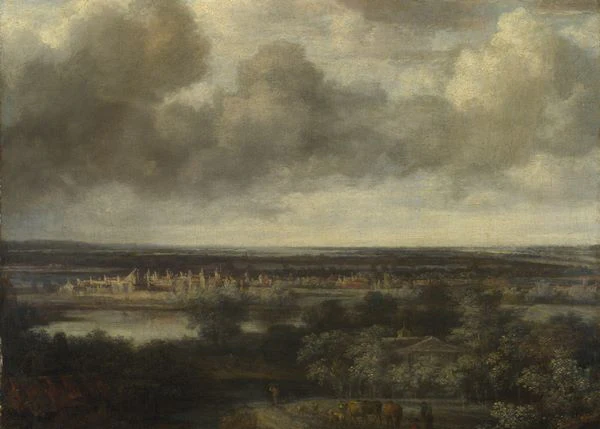 Philips Koninck, An Extensive Landscape with a Town